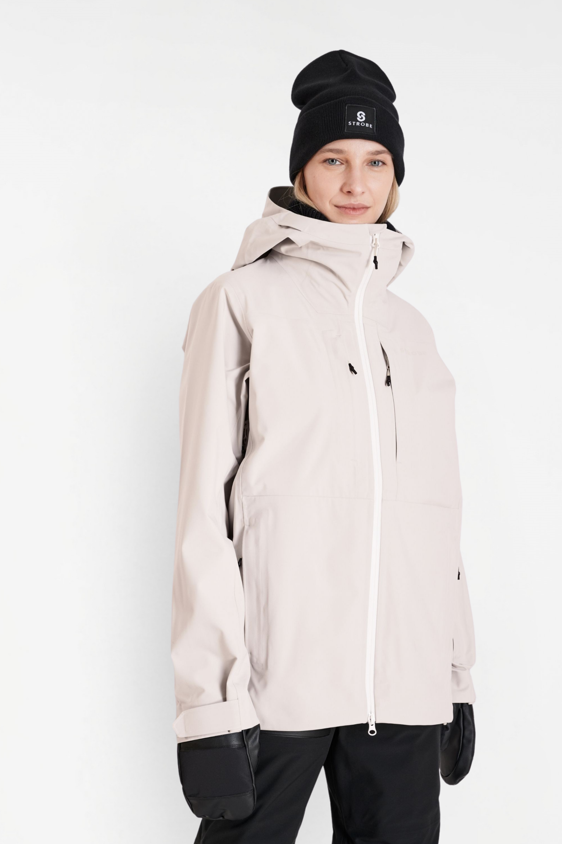 Gentian 3L Shell Jacket - Chalk Beige - Women's - Strobe