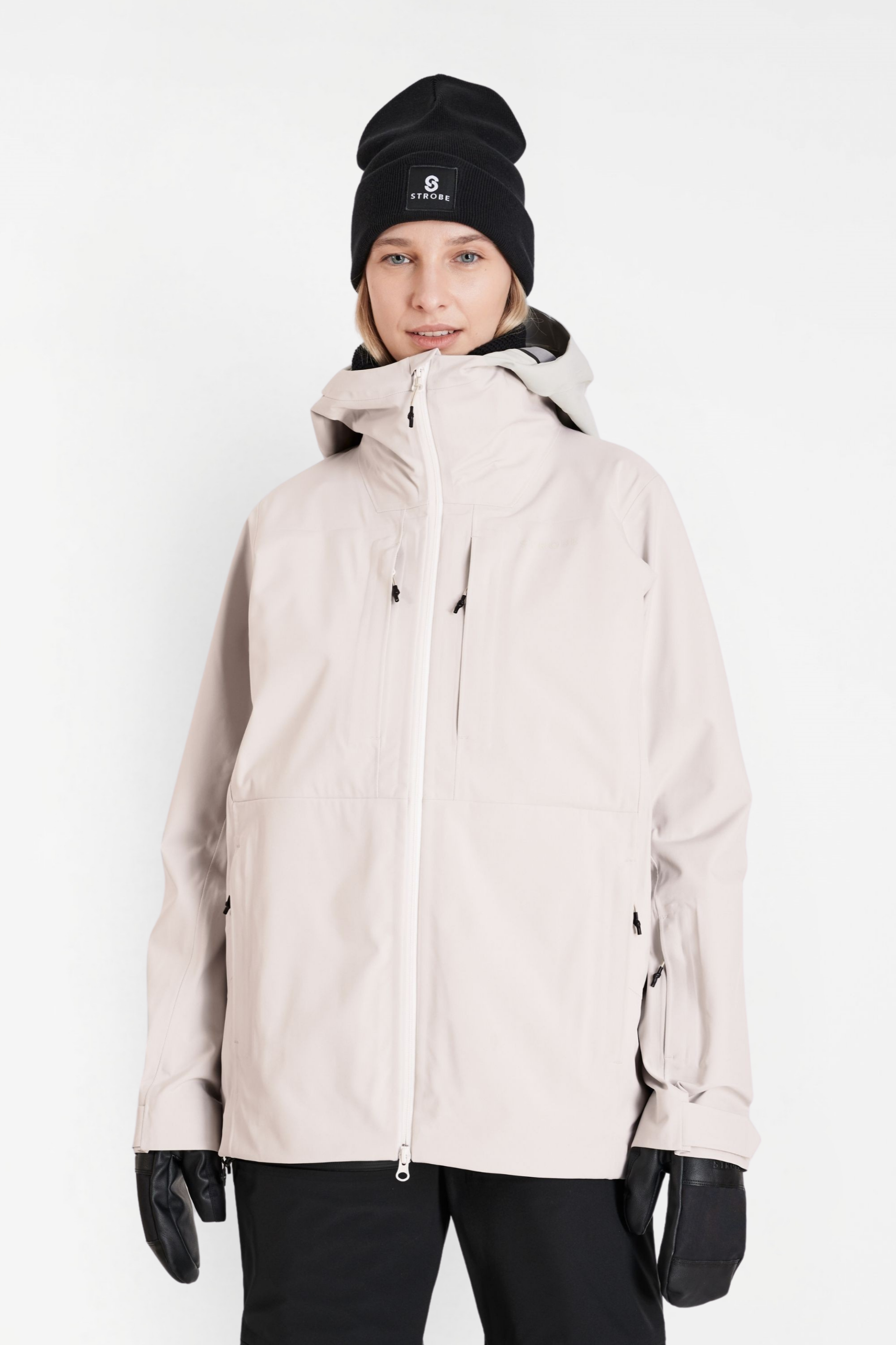 Gentian 3L Shell Jacket - Chalk Beige - Women's - Strobe
