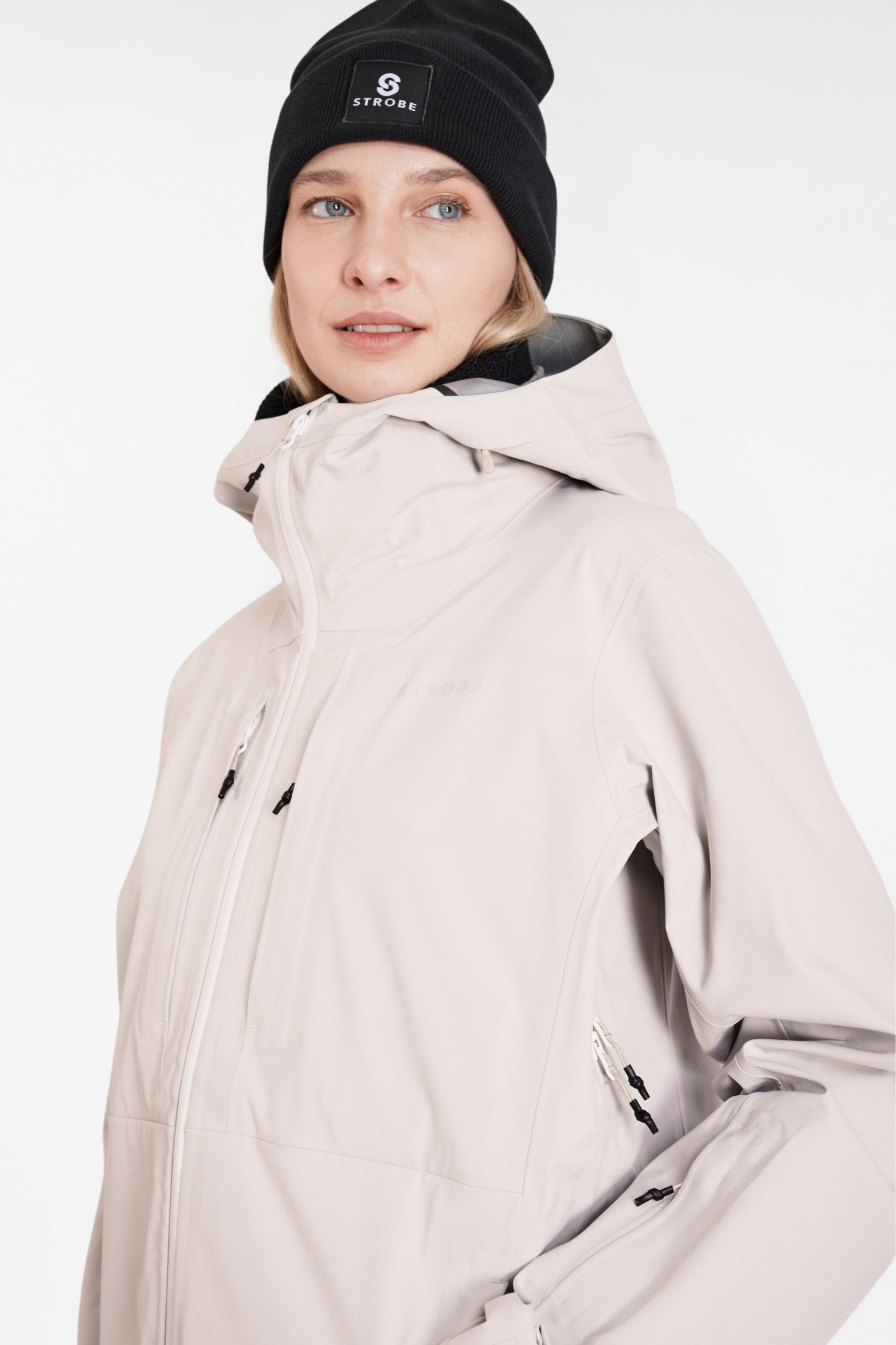 Gentian 3L Shell Jacket - Chalk Beige - Women's - Strobe