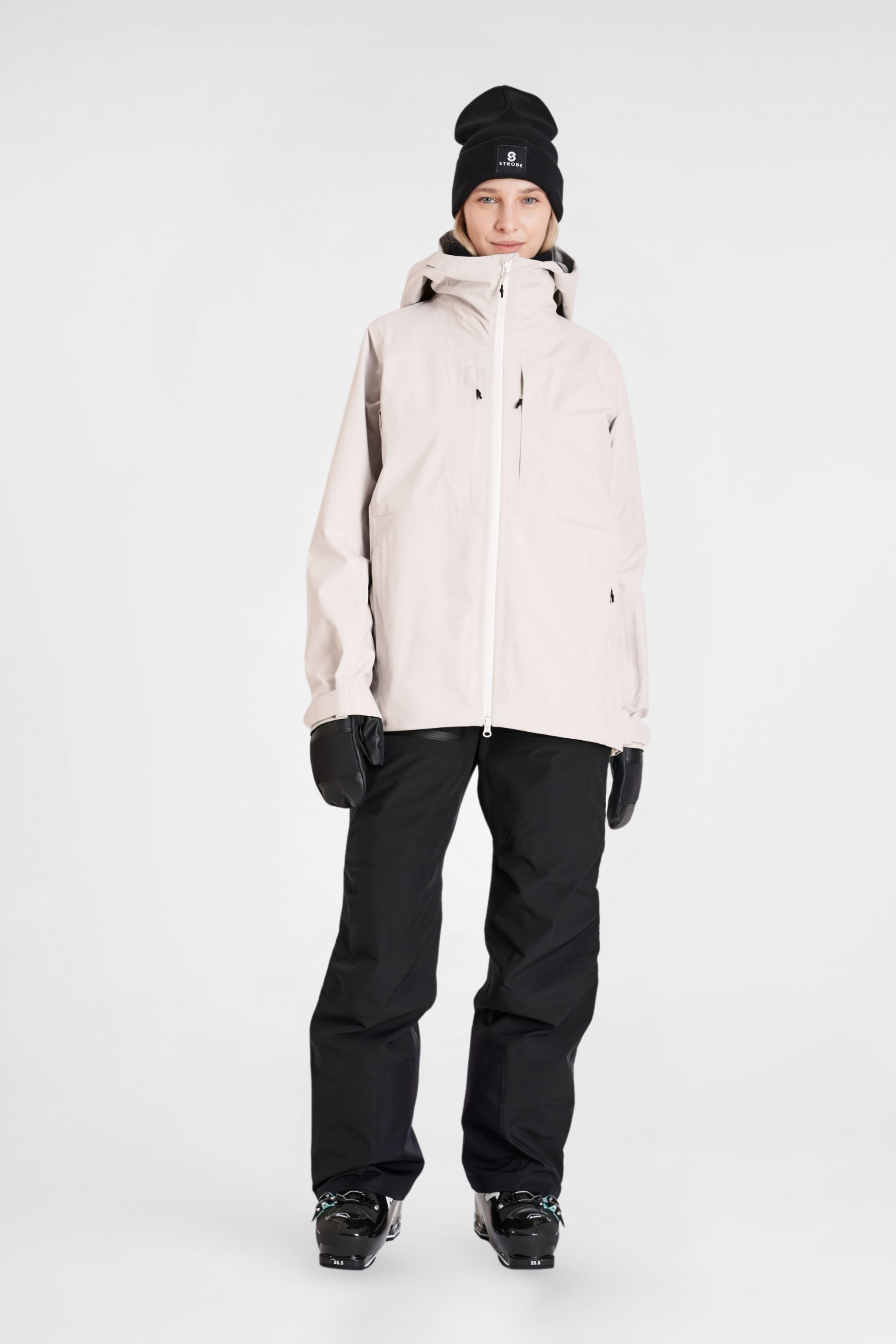 Gentian 3L Shell Jacket - Chalk Beige - Women's - Strobe