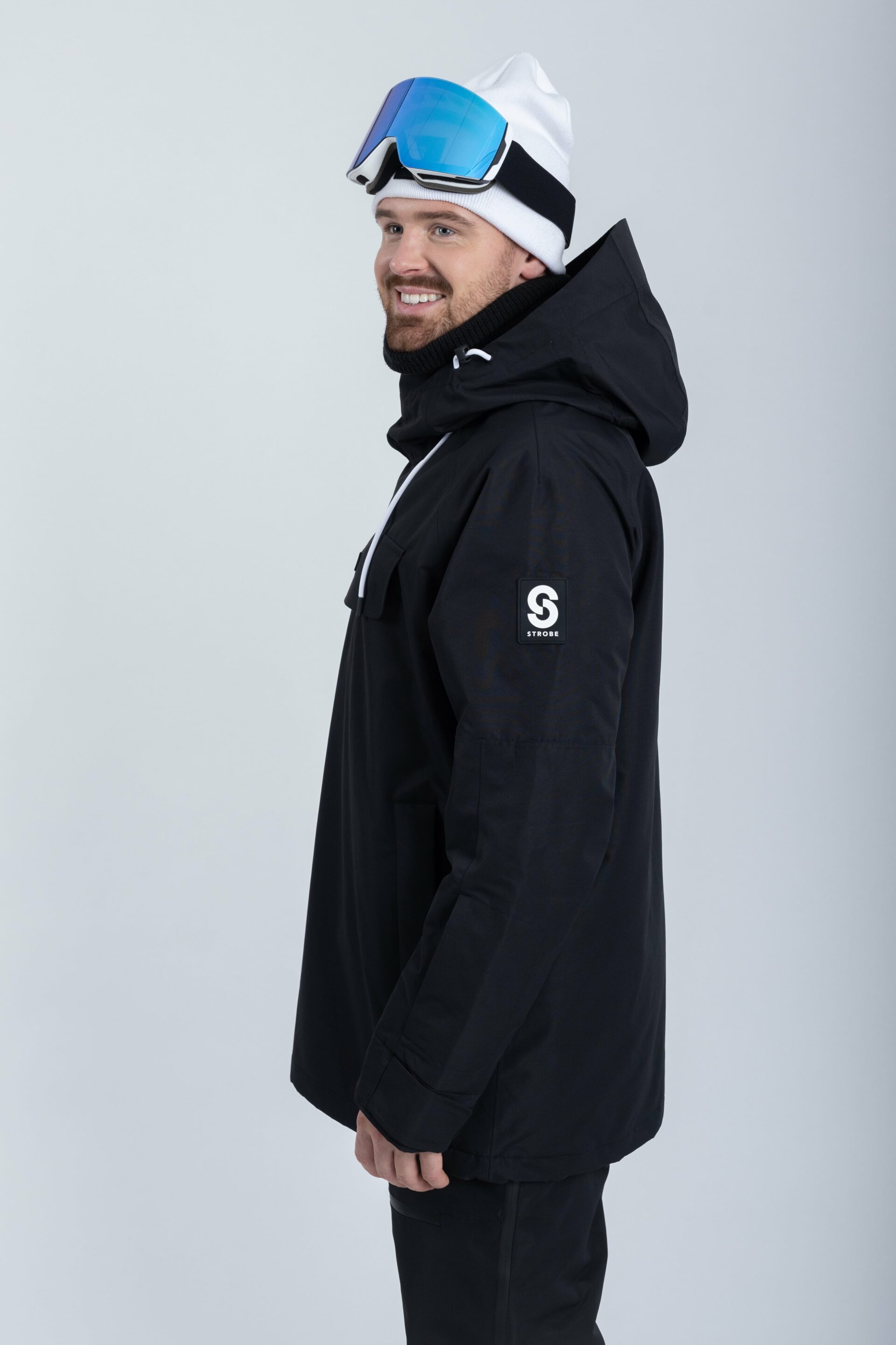Halo Ski Jacket Black - Men's - Strobe