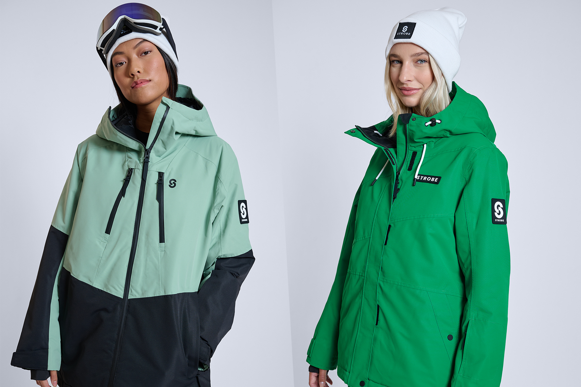 Green Ski Jackets for Women | Stylish & Comfortable | Strobe