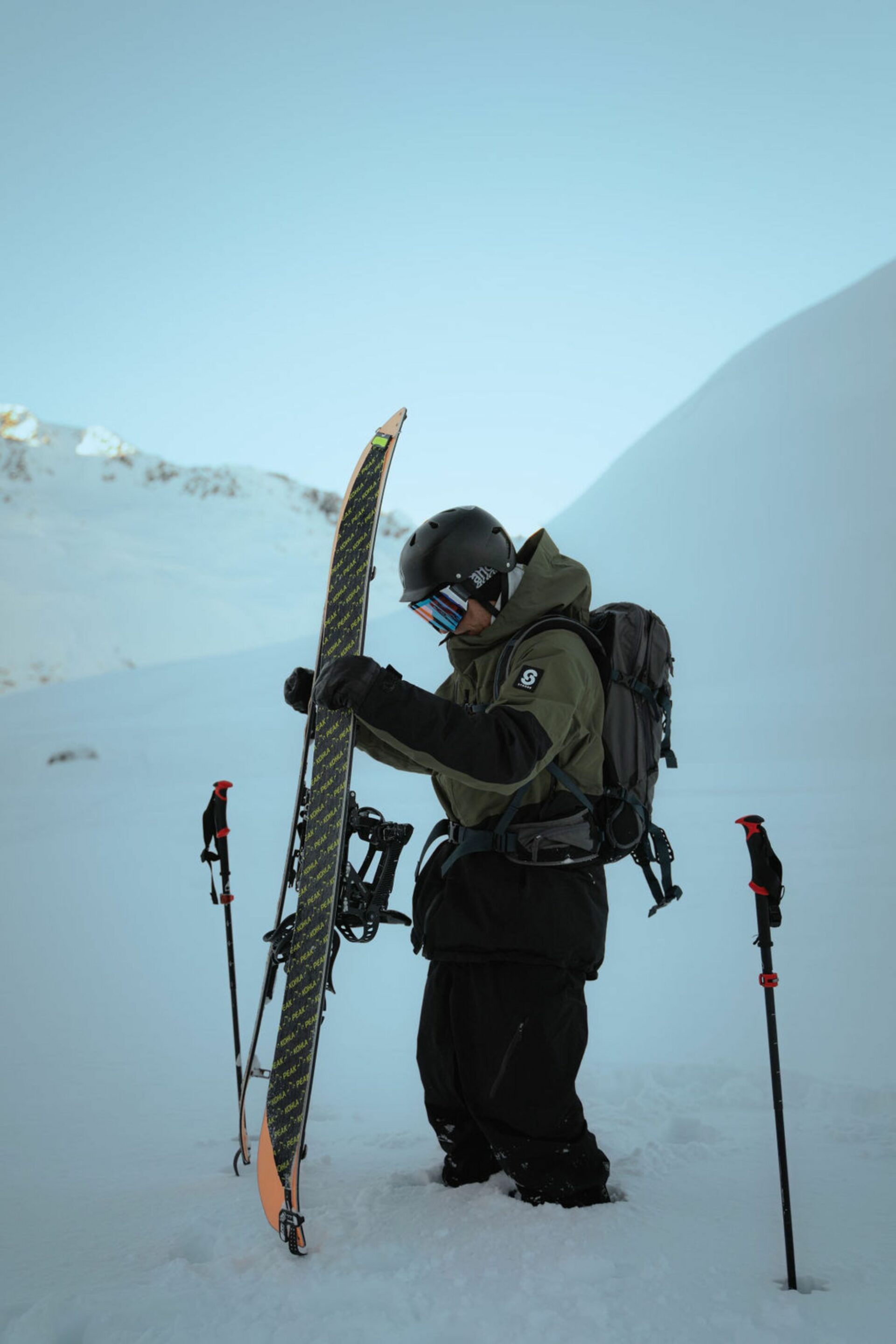 Lynx Ski Jacket Olive Green - Men's - Strobe