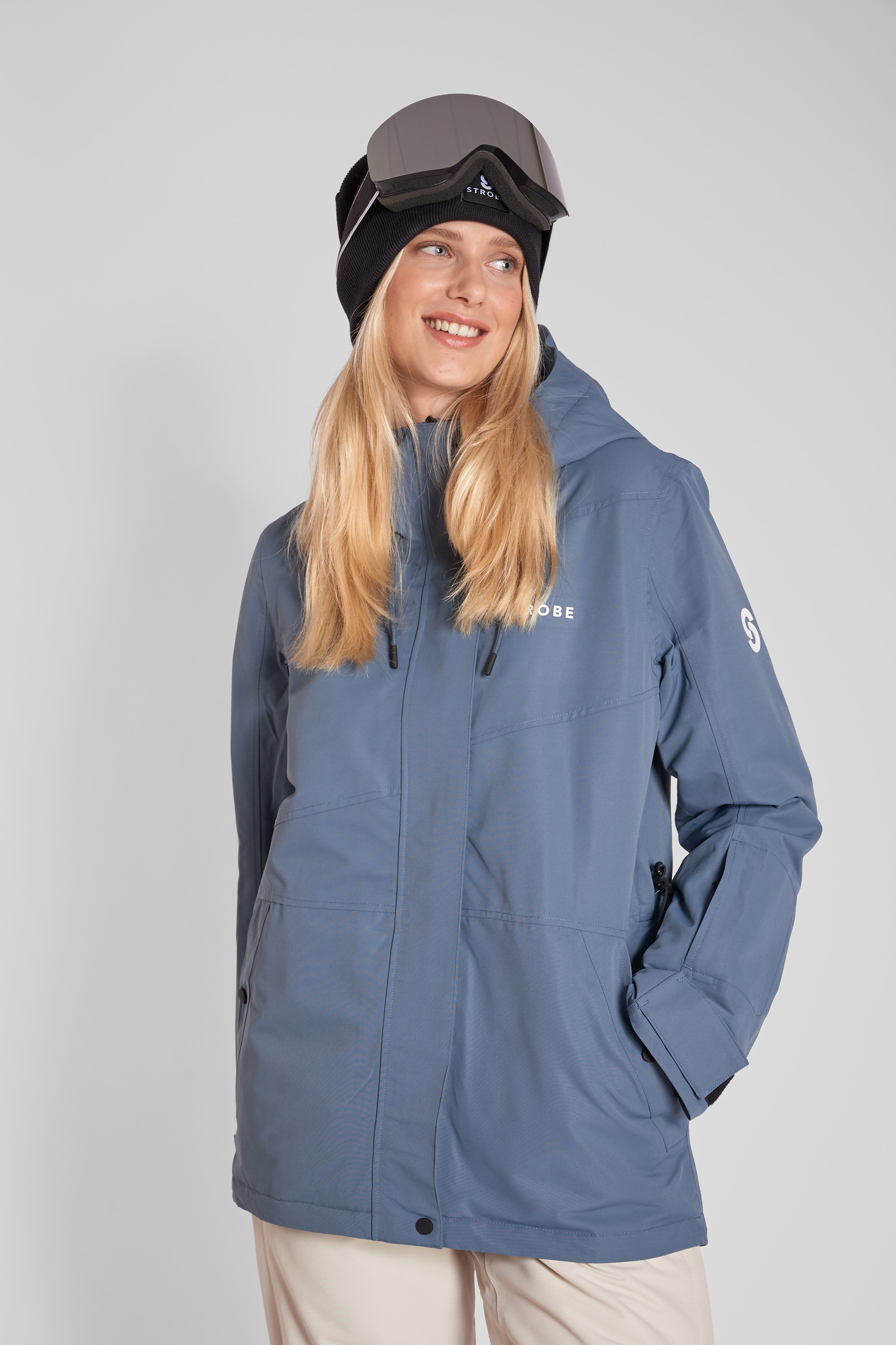 Aura Ski Jacket Slate Blue - Women's - Strobe