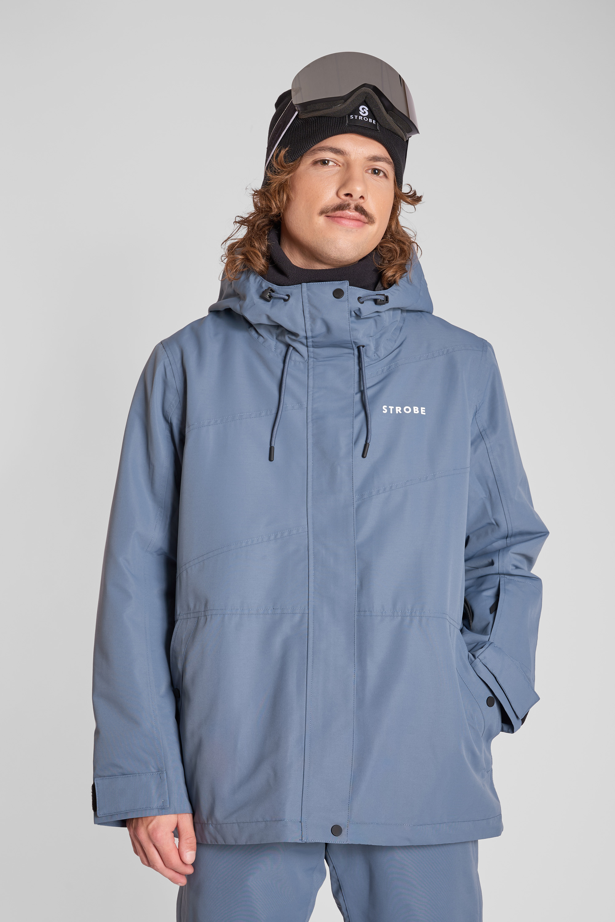 Aura Ski Jacket Slate Blue - Men's - Strobe
