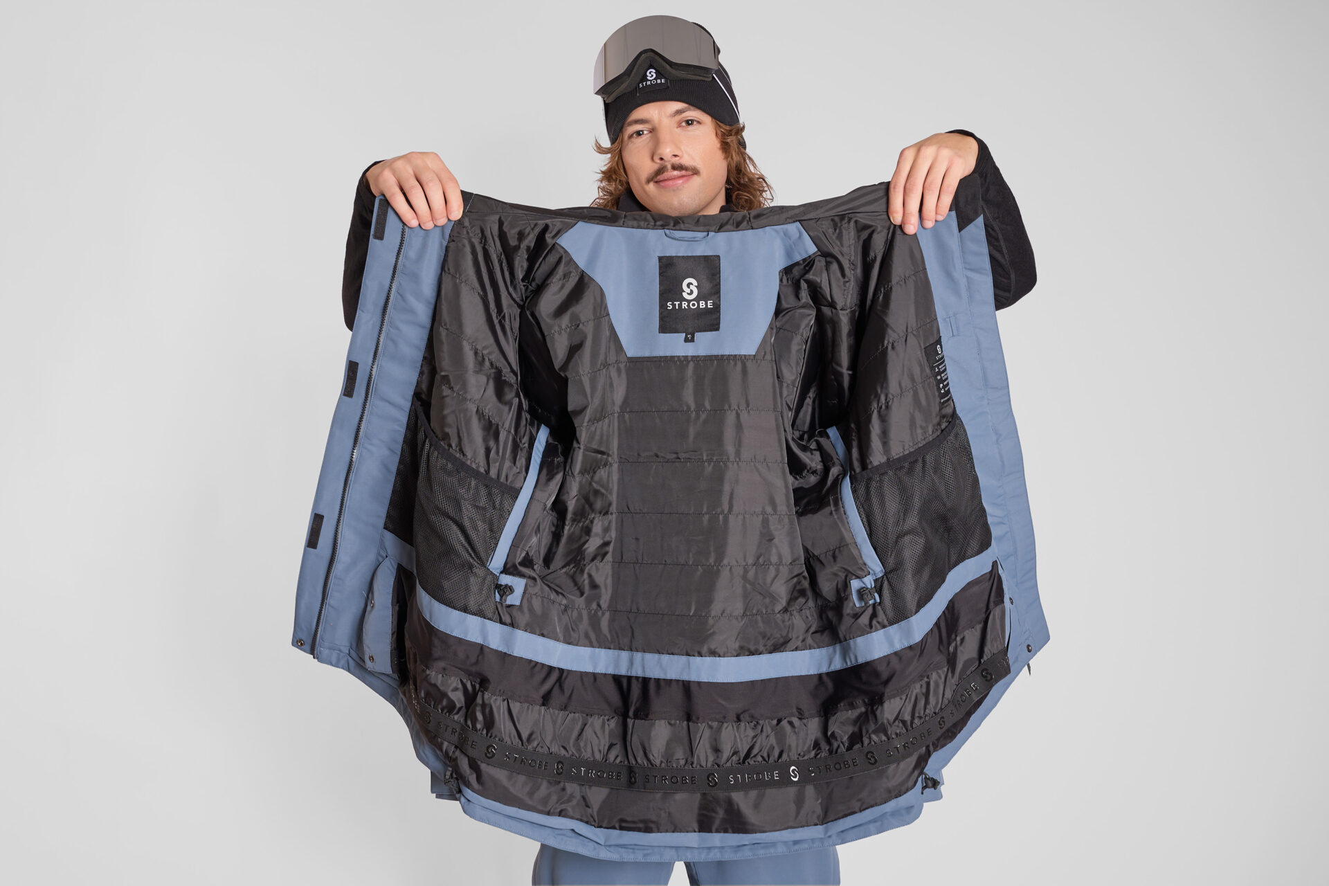 Aura Ski Jacket Slate Blue - Men's - Strobe