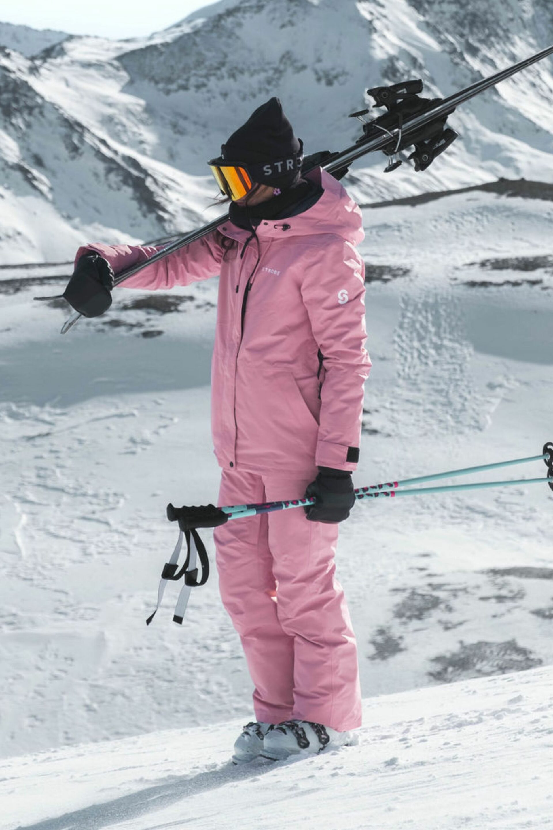 Aura Ski Jacket Sakura Pink - Women's - Strobe