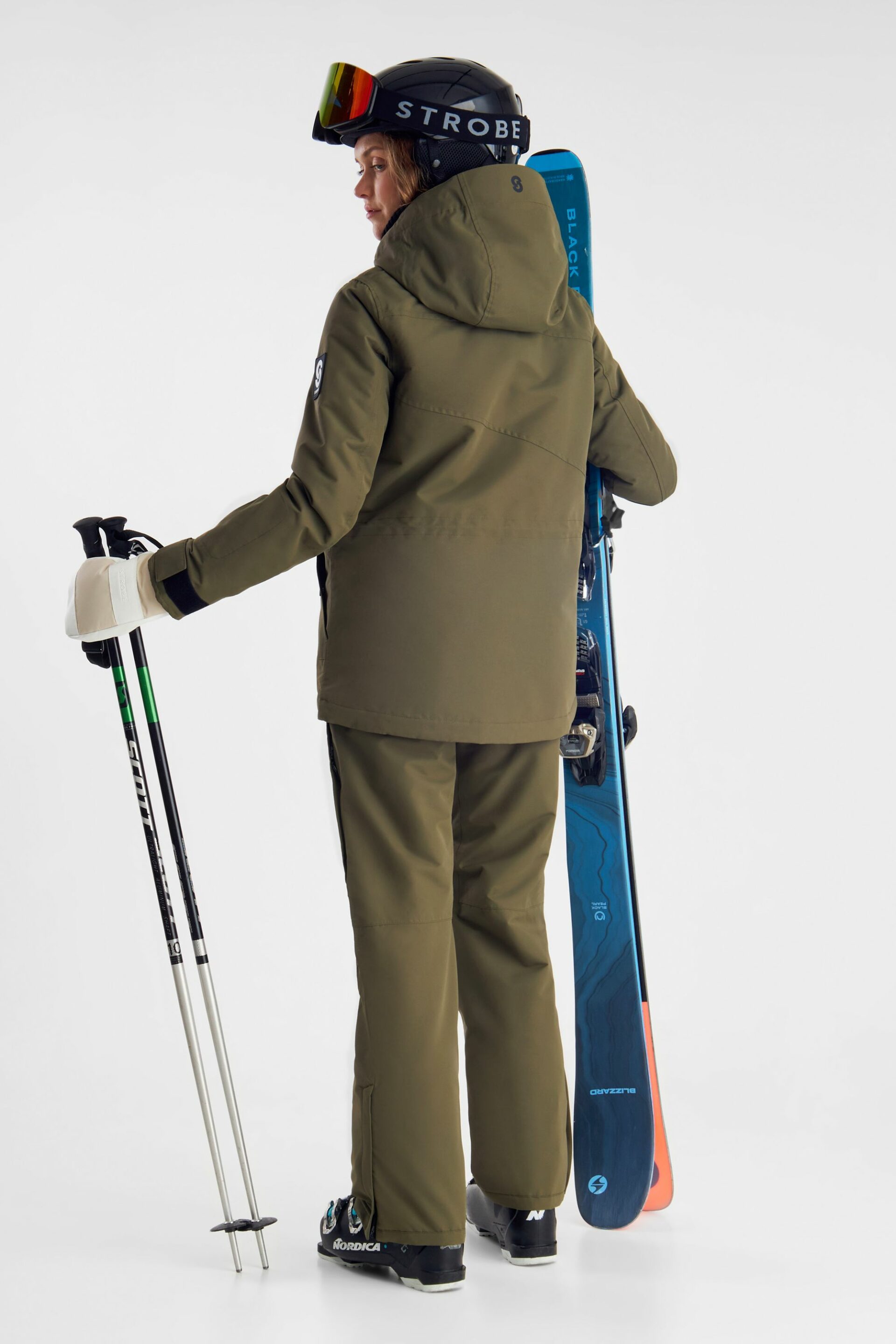 Aura Ski Jacket Olive Green - Women's - Strobe