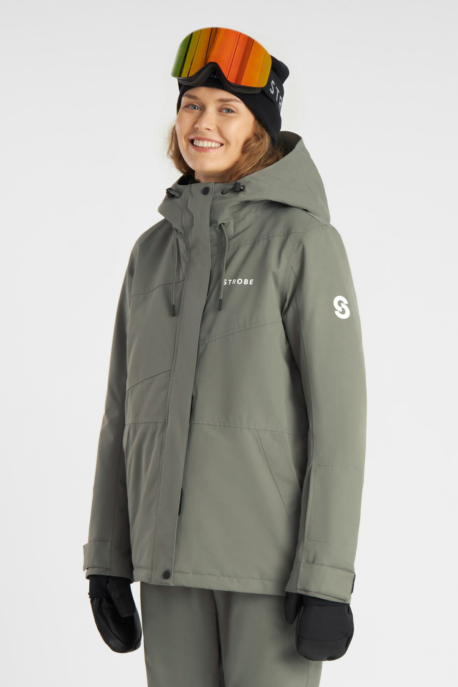 Aura Ski Jacket Smoke Green - Women's - Strobe