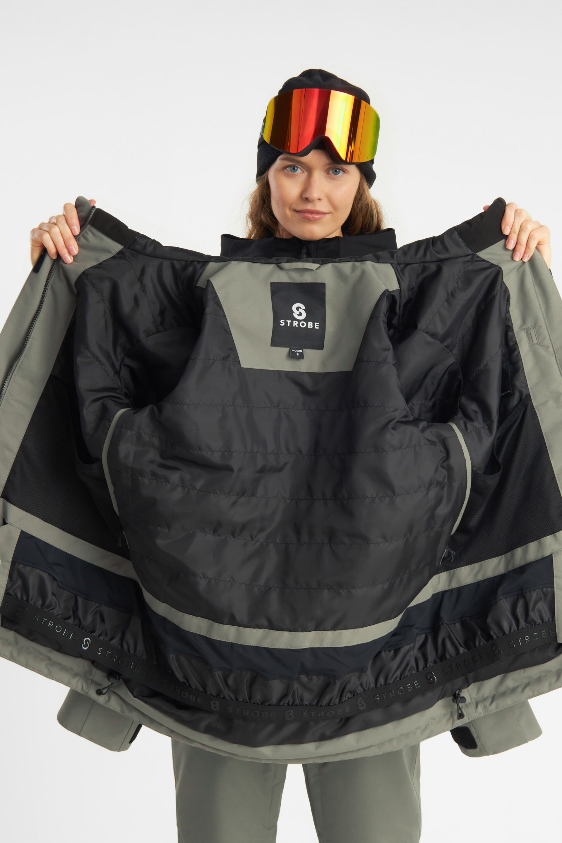 Aura Ski Jacket Smoke Green - Women's - Strobe