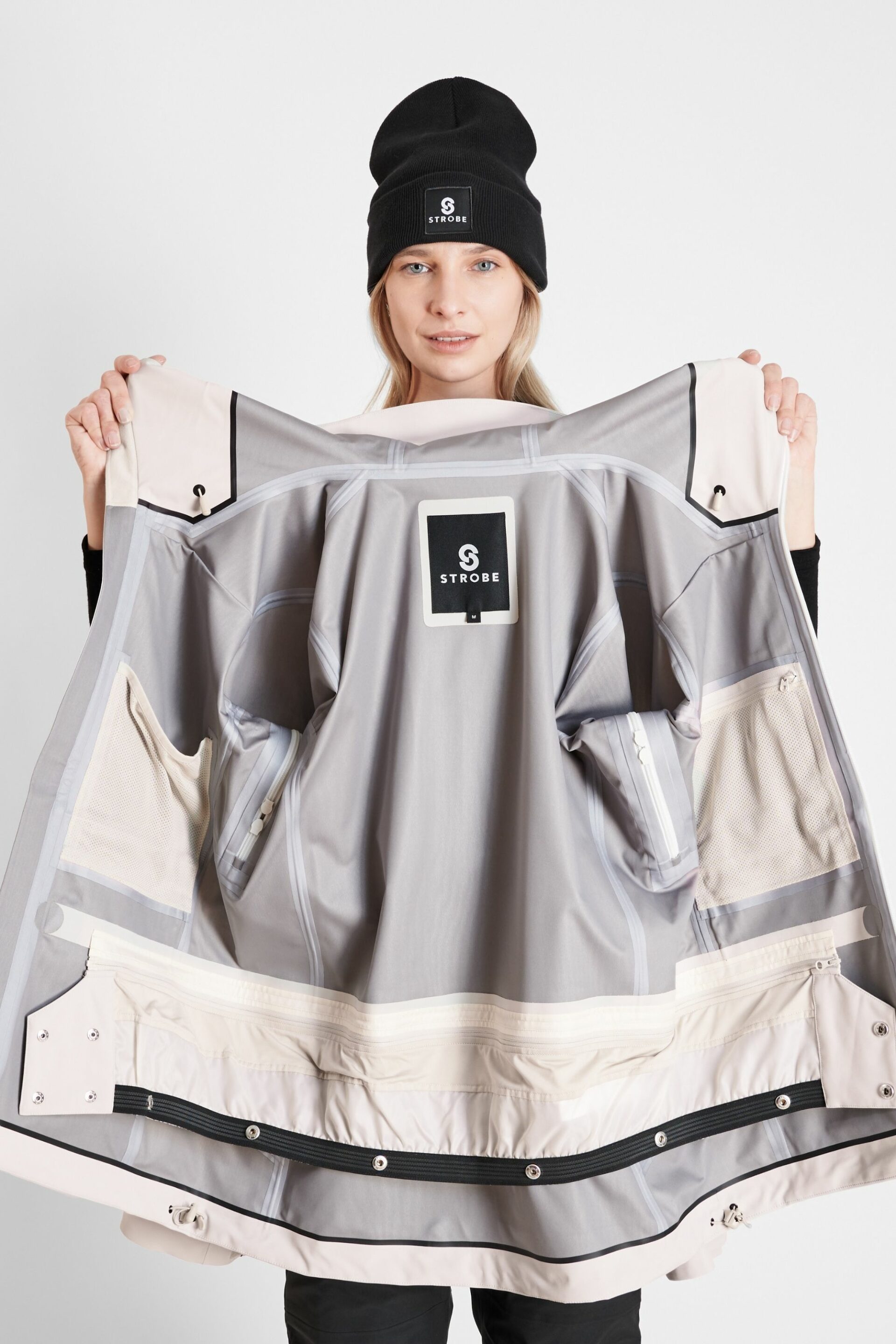 Gentian 3L Shell Jacket - Chalk Beige - Women's - Strobe