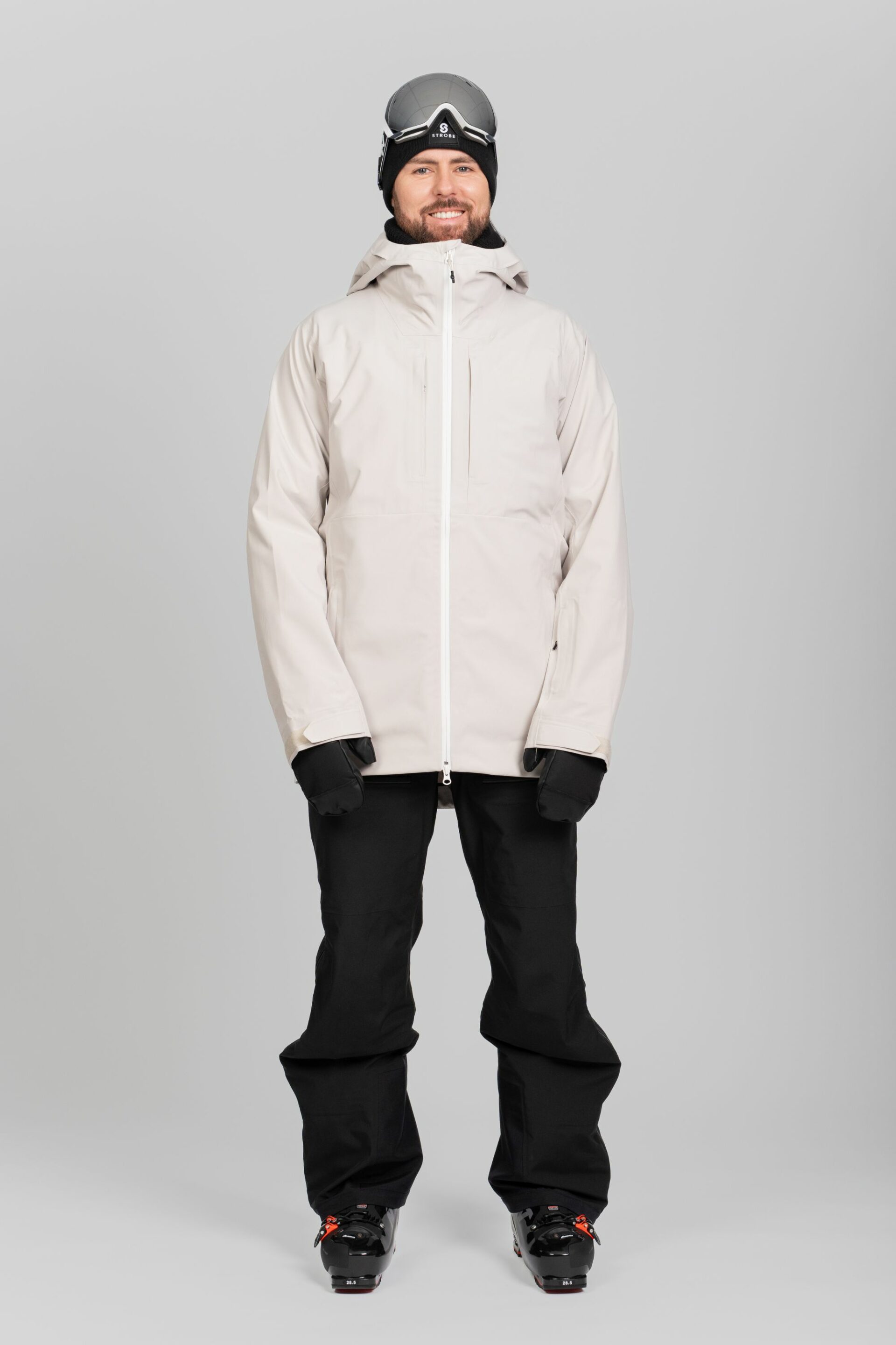 Gentian 3L Shell Jacket - Chalk Beige - Men's - Strobe