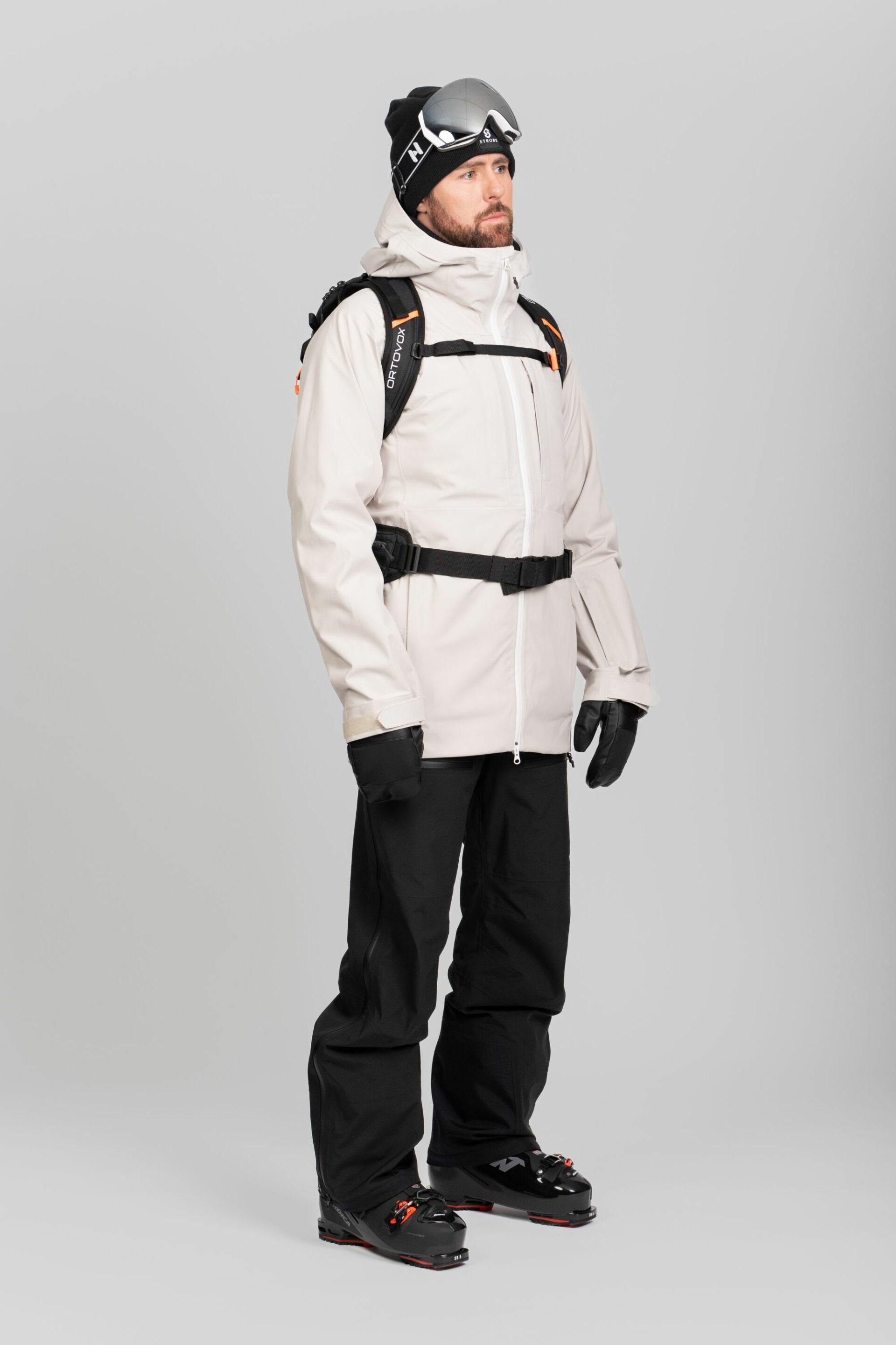 Gentian 3L Shell Jacket - Chalk Beige - Men's - Strobe