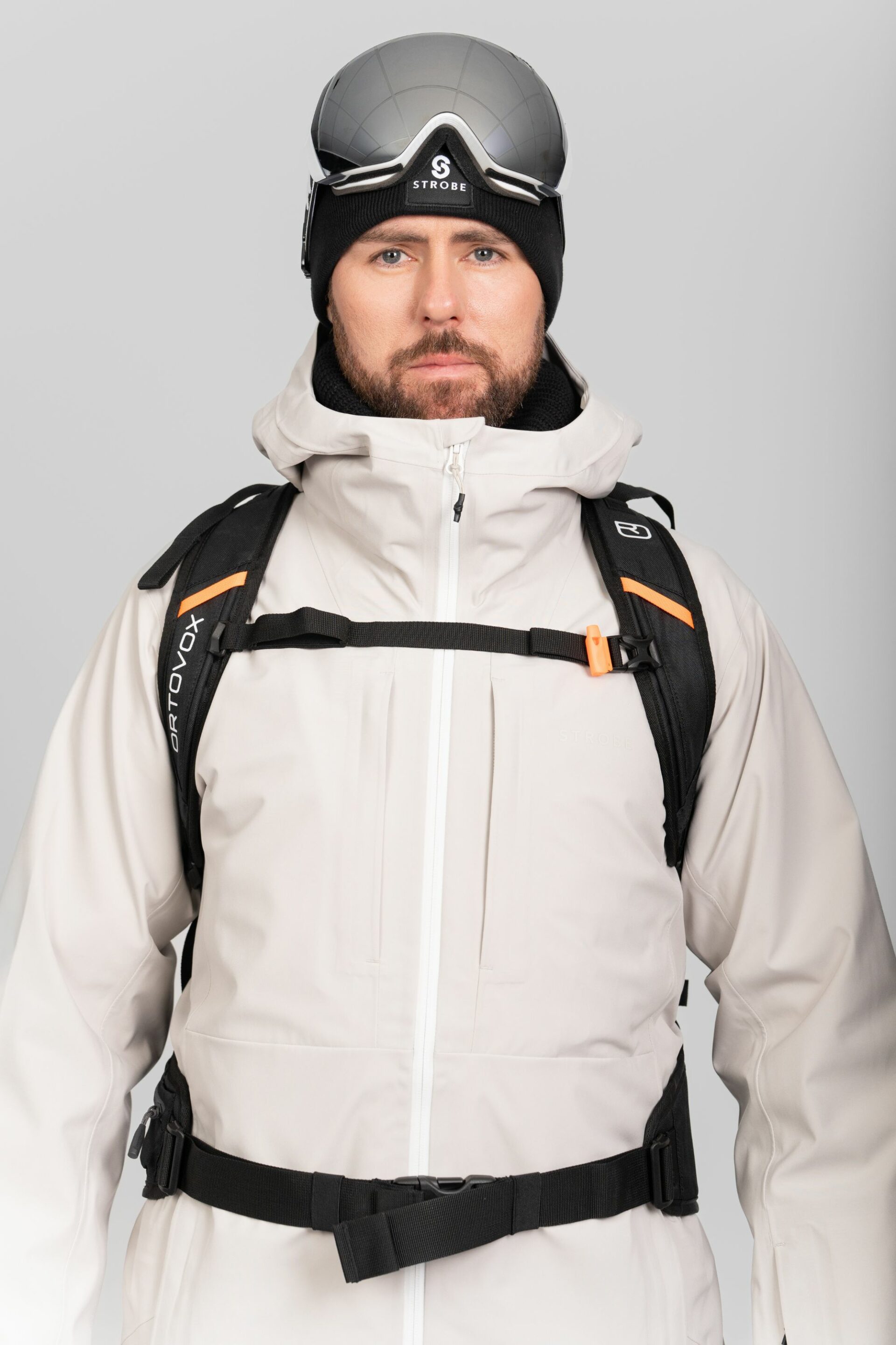 Gentian 3L Shell Jacket - Chalk Beige - Men's - Strobe