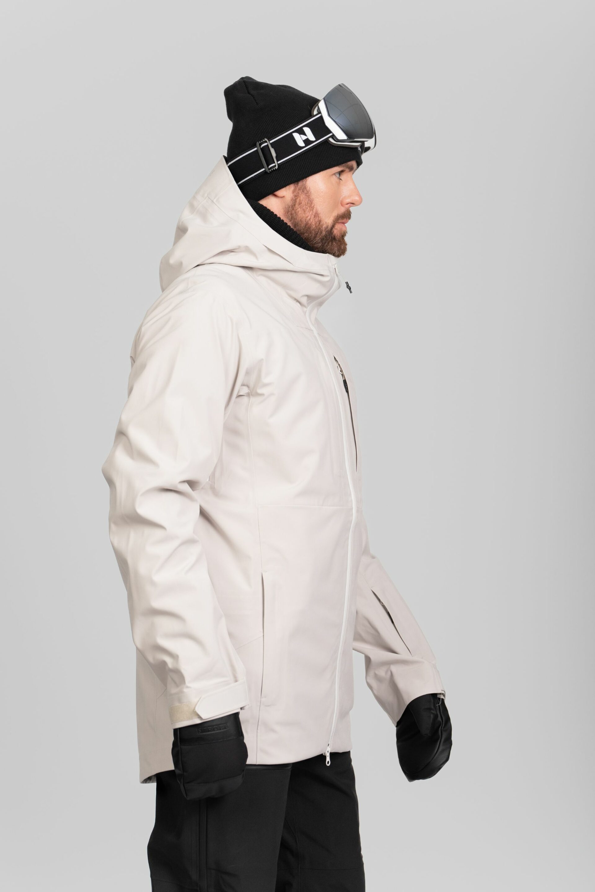 Gentian 3L Shell Jacket - Chalk Beige - Men's - Strobe