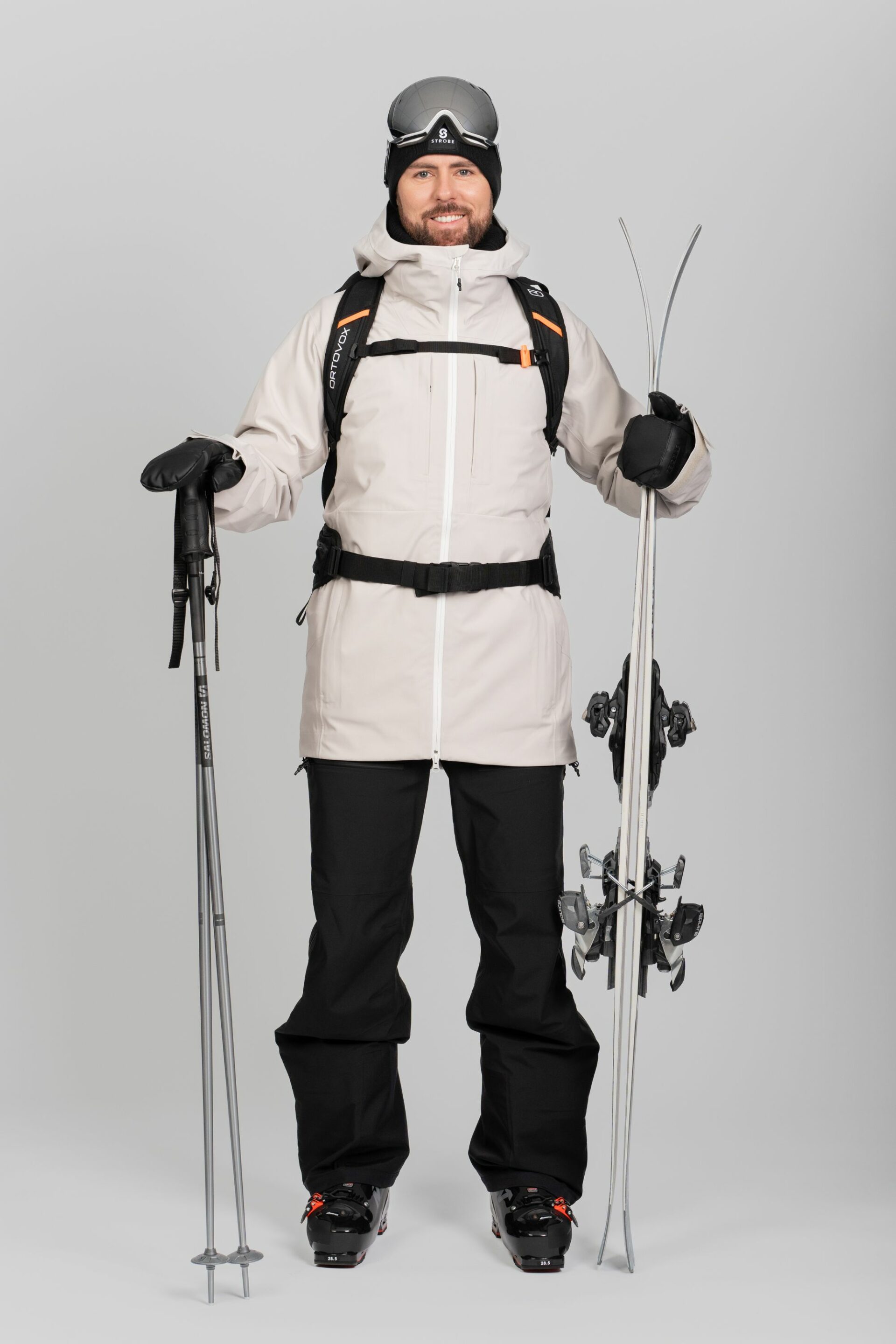 Gentian 3L Shell Jacket - Chalk Beige - Men's - Strobe