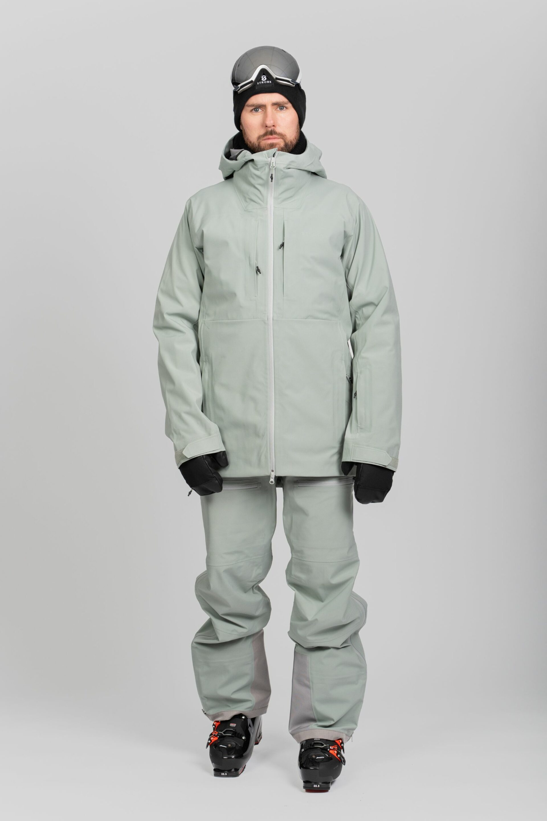 Gentian 3L Shell Pants - Sage Green - Men's - Strobe