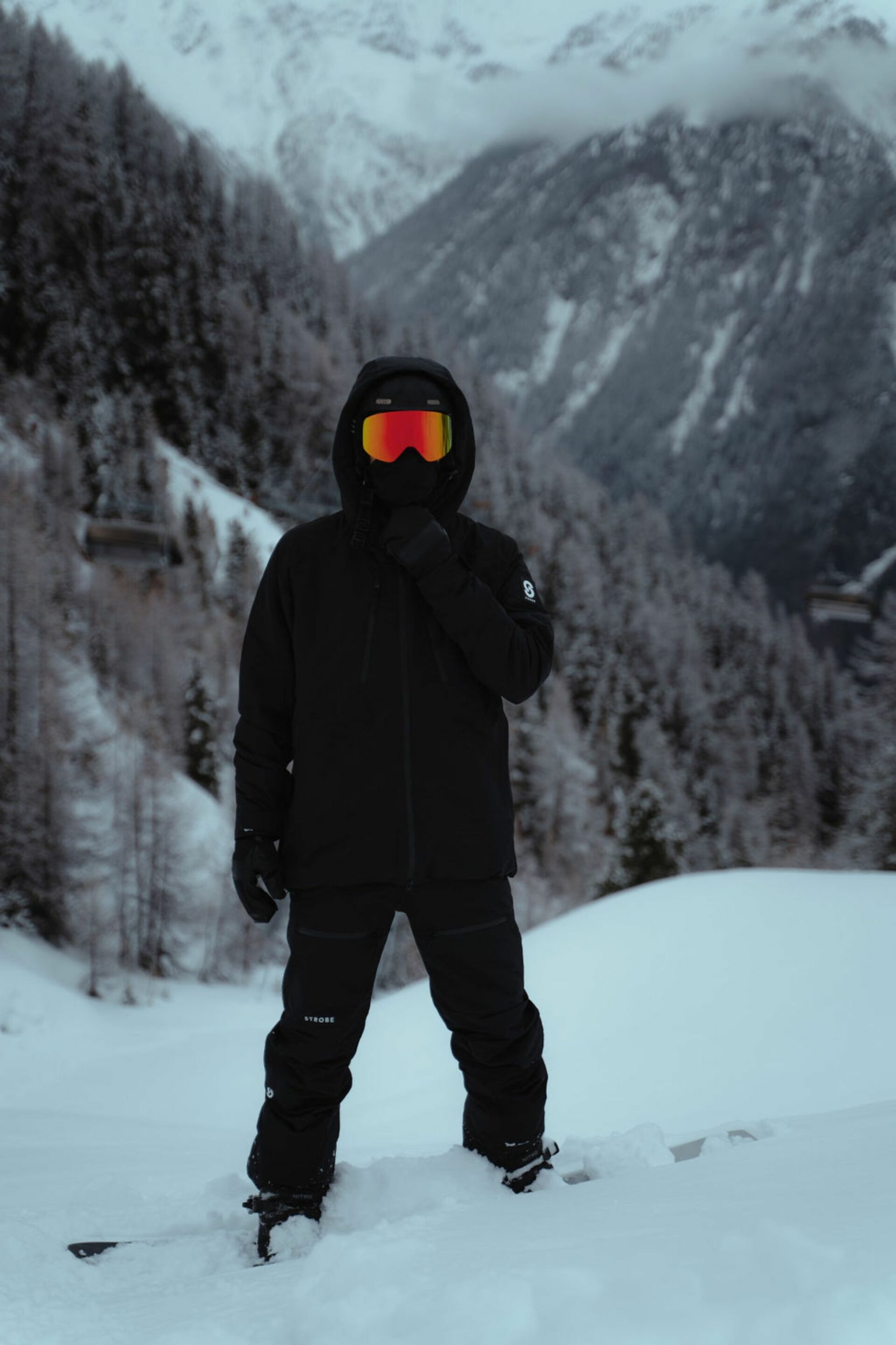 The Accipiter Goggles - Red Mirror - OS - Strobe