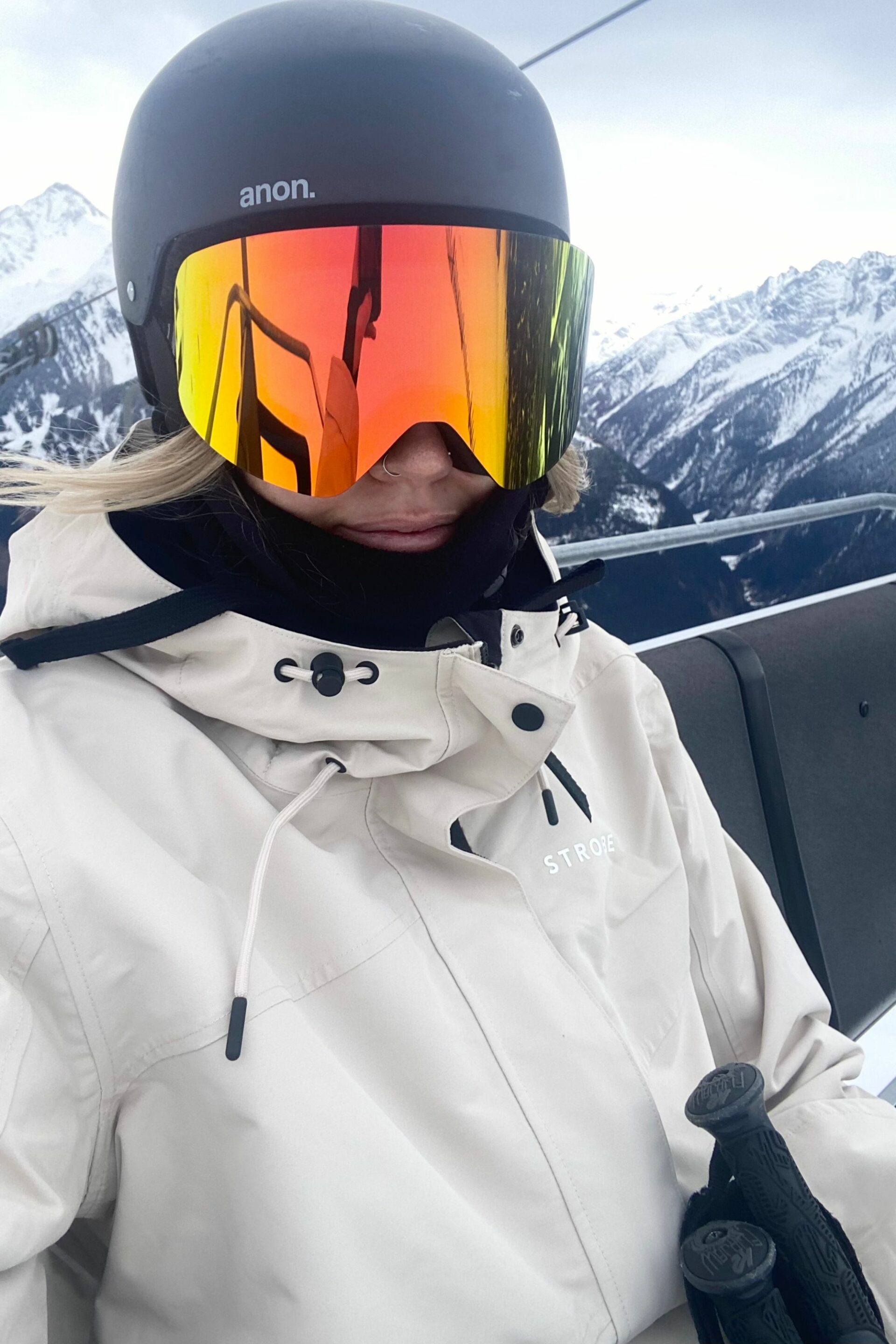 The Accipiter Goggles - Red Mirror - OS - Strobe