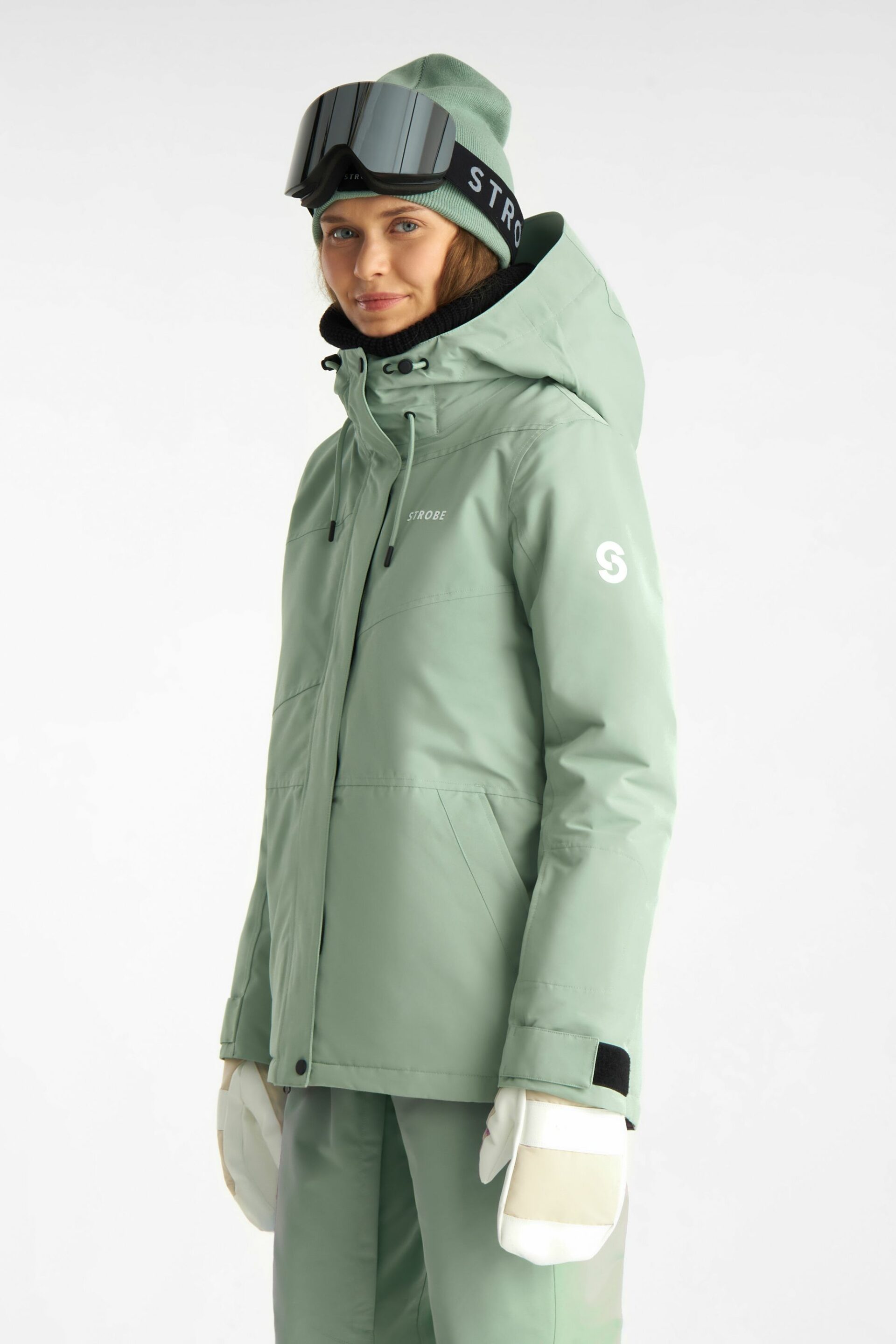 Aura Ski Jacket Dusty Green - Women's - Strobe