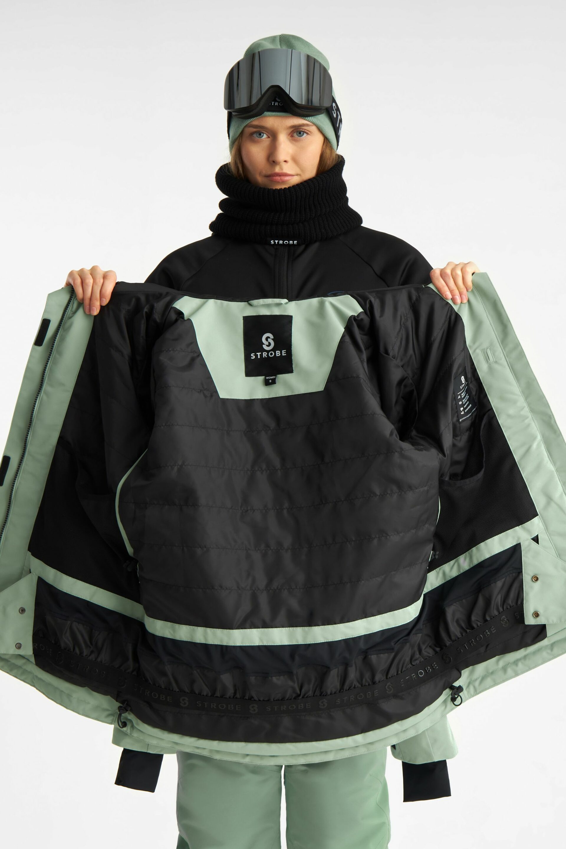 Aura Ski Jacket Dusty Green - Women's - Strobe