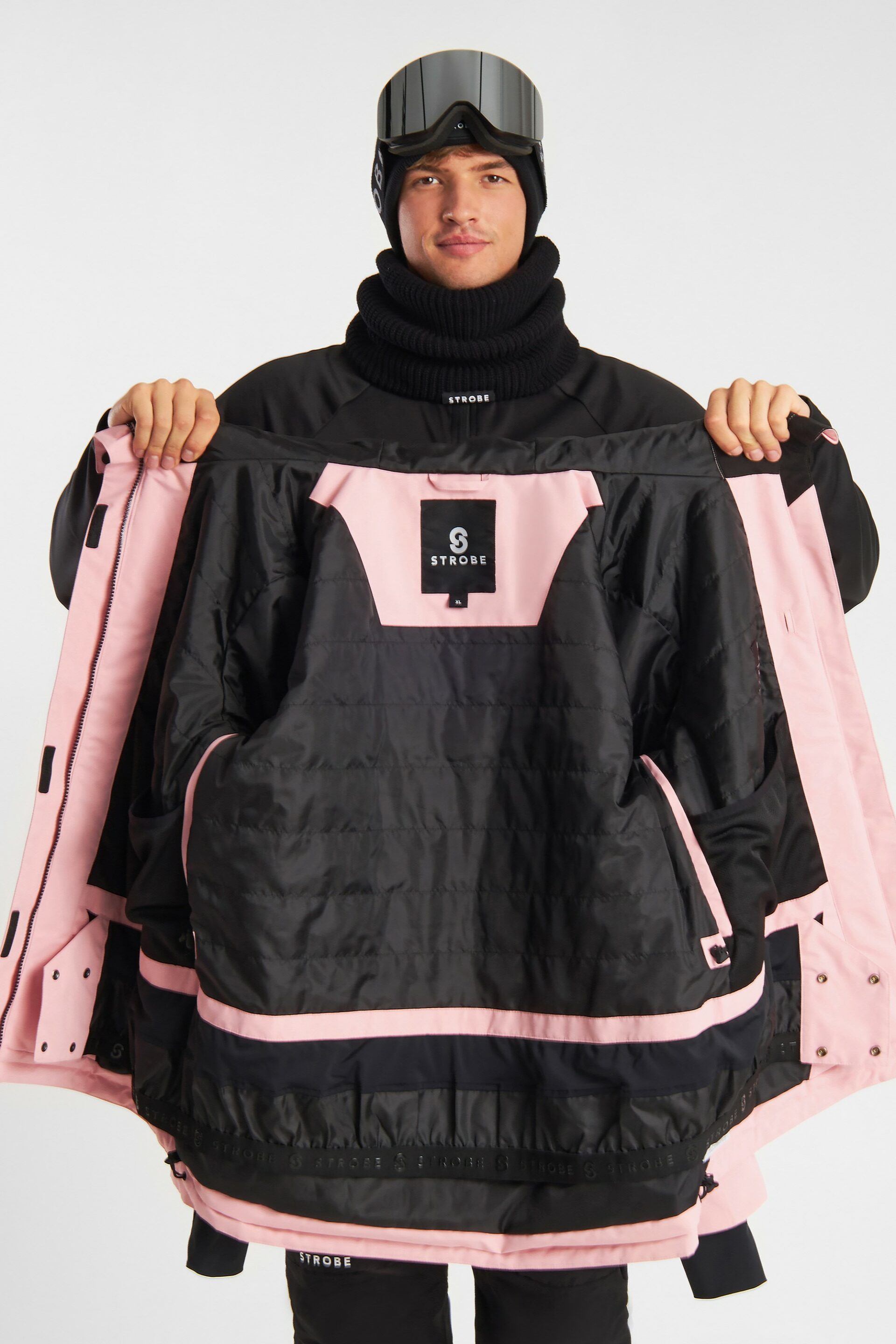 Aura Ski Jacket Sakura Pink - Men's - Strobe