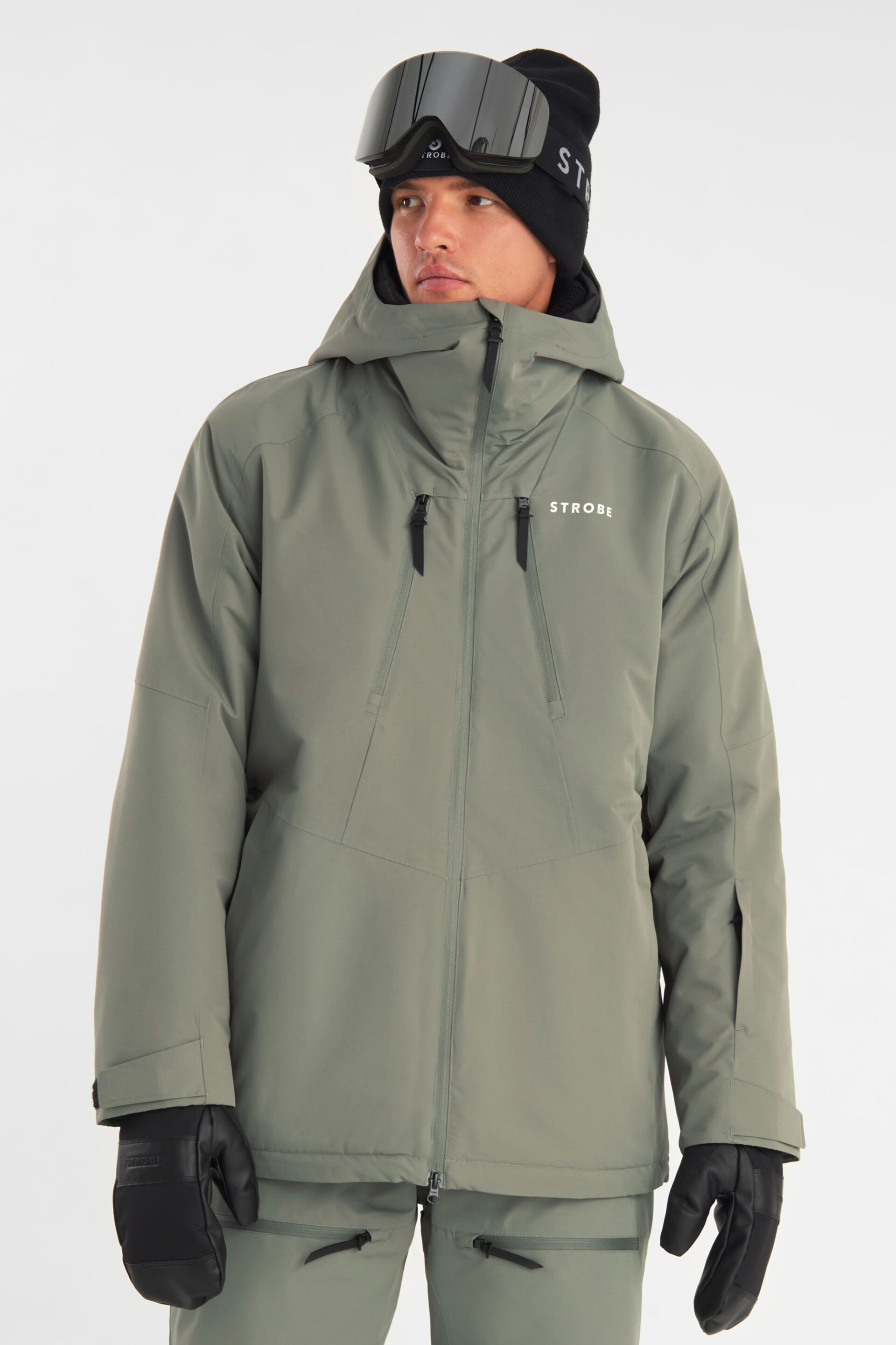 Lynx Ski Jacket Smoke Green - Men's - Strobe