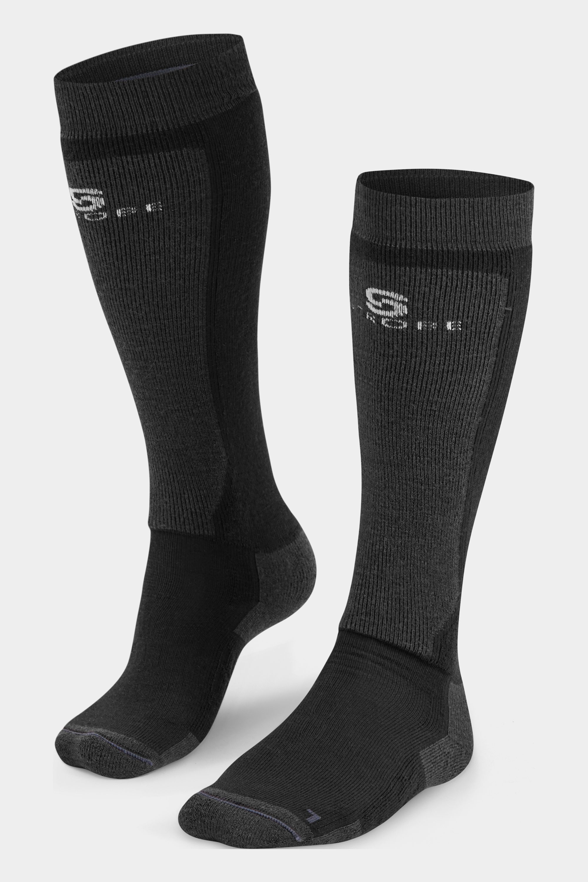 Strider Ski Socks Black - Strobe